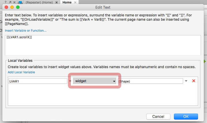 How do I access Scroll values of widgets other than "this"? - Axure RP 8 - Axure Forums