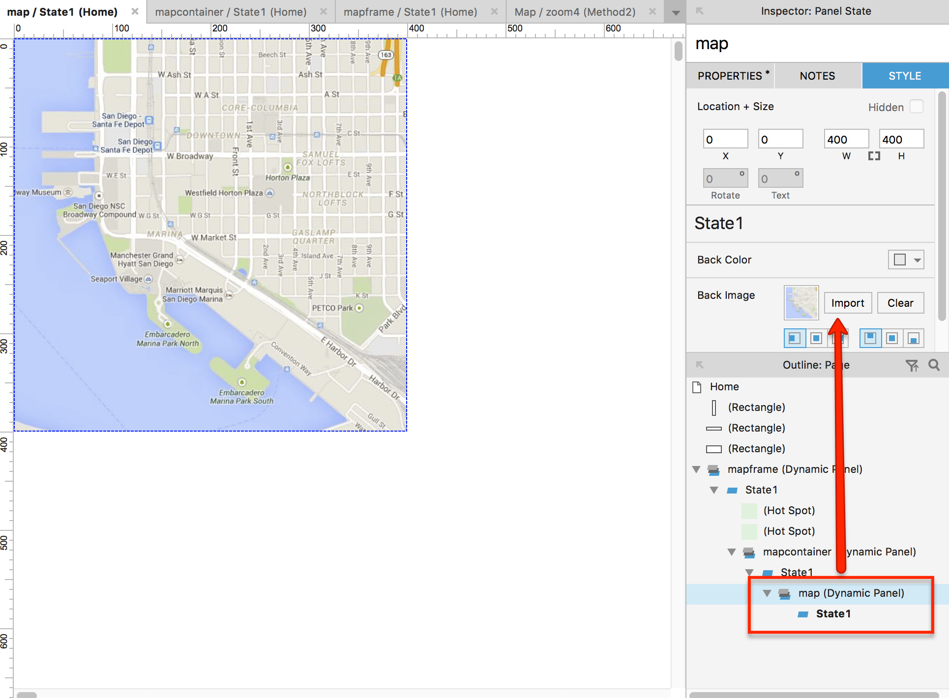 Map Zoom Using Alternative to Mouseclick - Axure RP 8 - Axure Forums