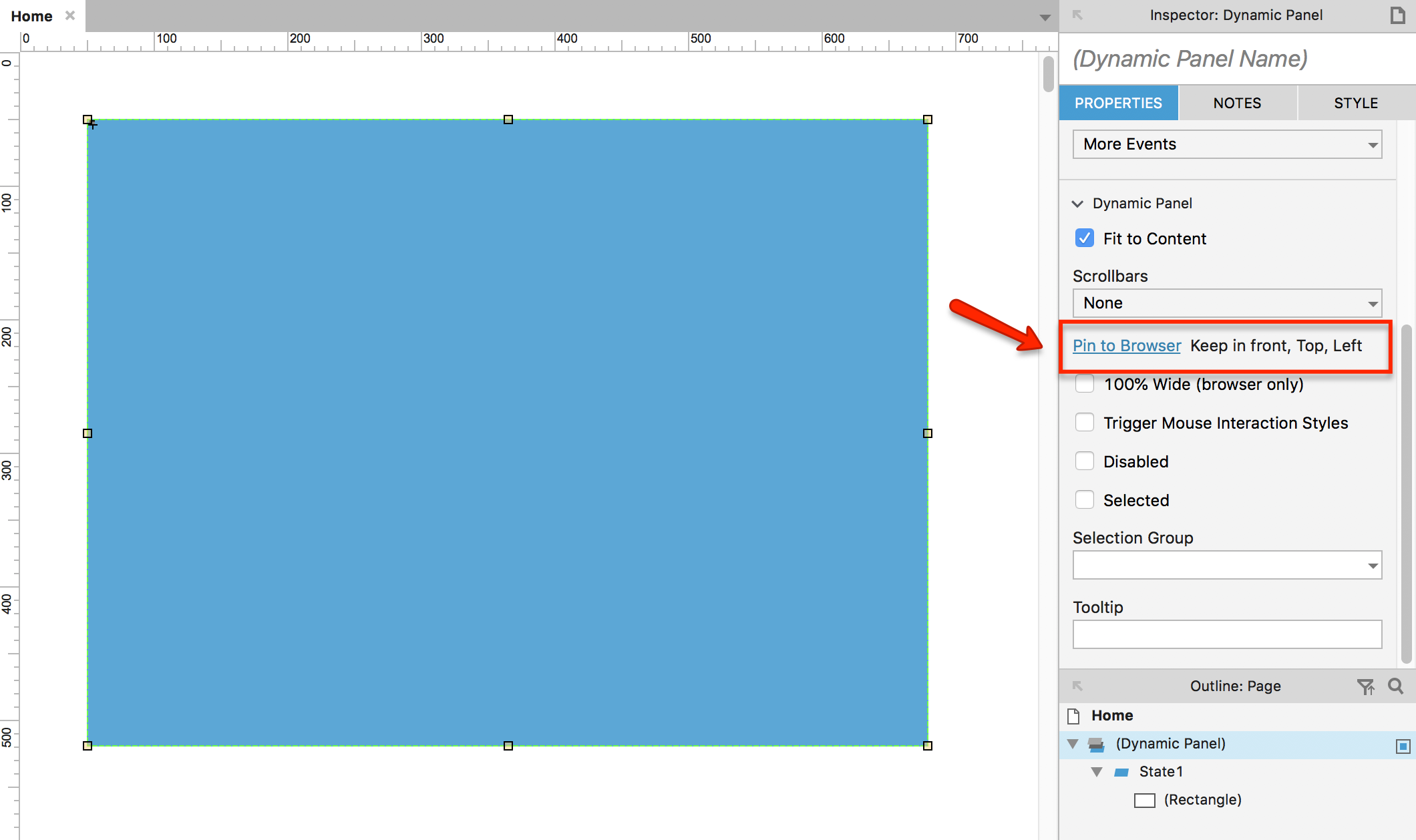 How to create a scrolling content always visible on the page? - Axure RP 8 - Axure Forums