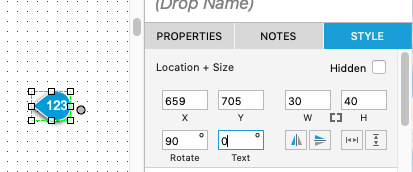 Rotate text inside a widget - Axure RP 9 - Axure Forums