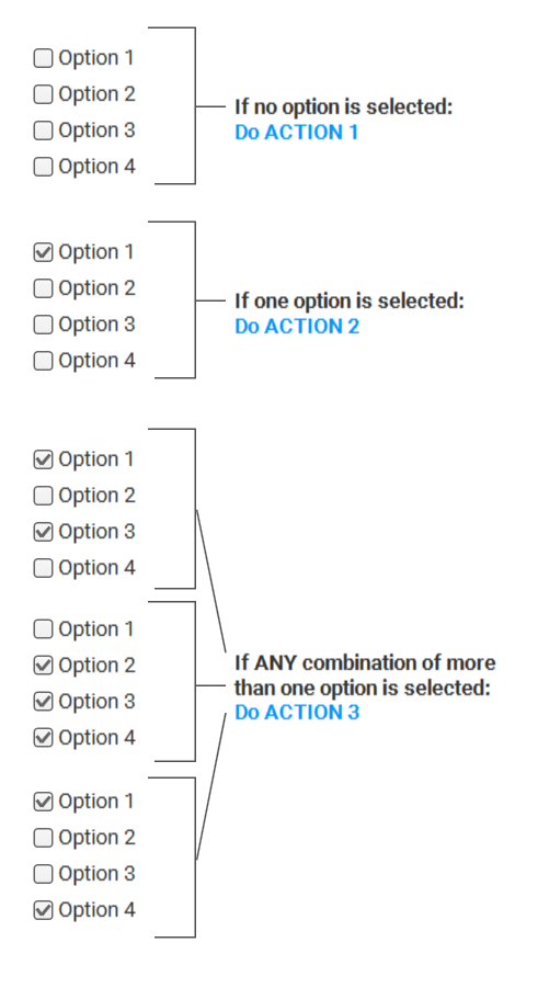 Triggering Different Actions Based on Number of Checkboxes Selected - Axure RP 8 - Axure Forums